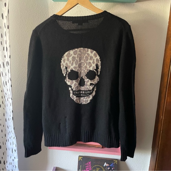 Skull Cashmere | Sweaters | Skull Cashmere Raj Cashmere Skull Sweater ...